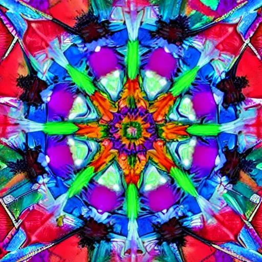 Kaleidoscope painting | OpenArt