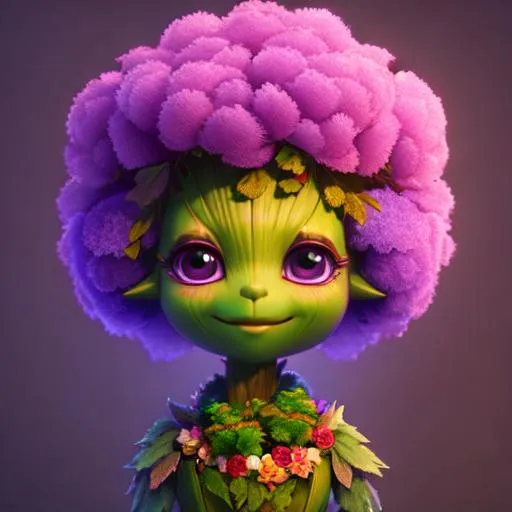 Cute Ethereal Anthropomorphic Cactus Groot character... | OpenArt