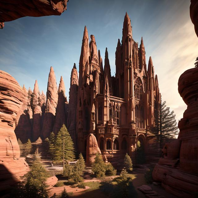 beautiful dwelling complex of sandstone, built in re...