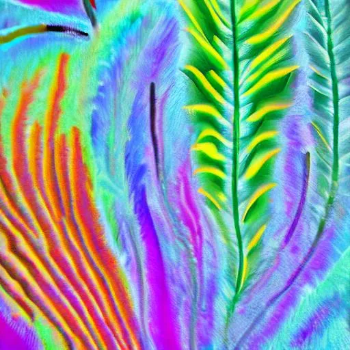 Abstract Artwork of plants | OpenArt