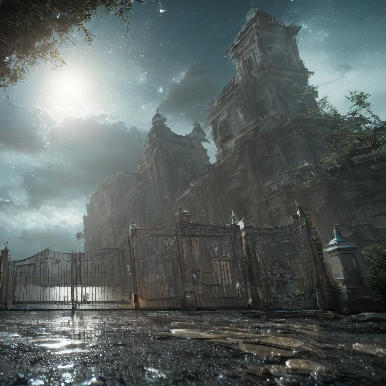 Tory Gate in space, beautiful, cinematic | OpenArt