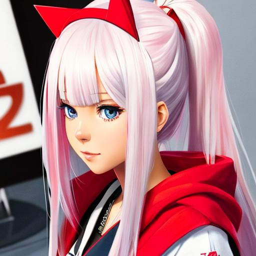 dibuja a zero two in real life, hiper realismo, 8k,...