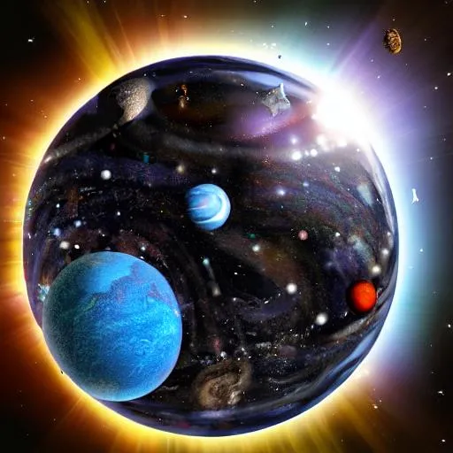 Space, Universe, Colorful, Planet, Galaxy | OpenArt