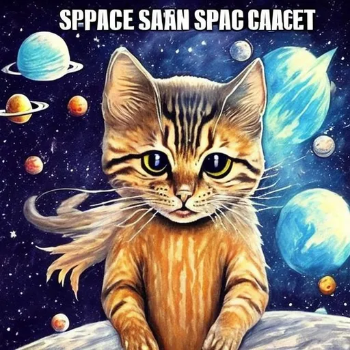 space cat, surprise me