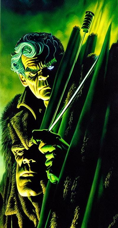 Boris Karloff as the Frankenstein Hulk; by Bernie Wr... | OpenArt
