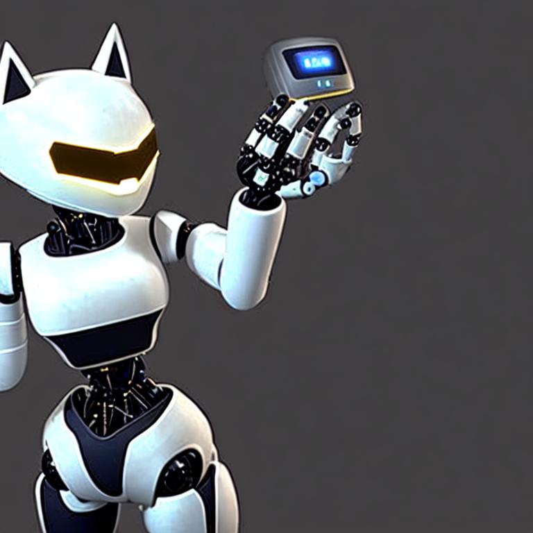Robot furry called "protogen" or "primagen", all ele...