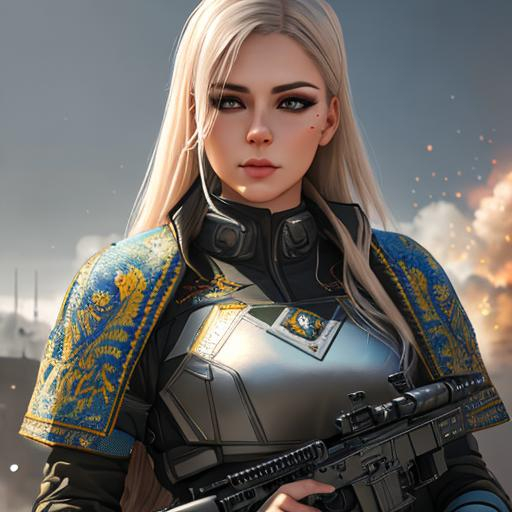 Photorealistic Woman From Ukraine Revolution Leader