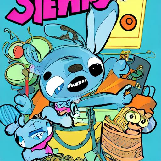 STITCH COMICS BOOK | OpenArt