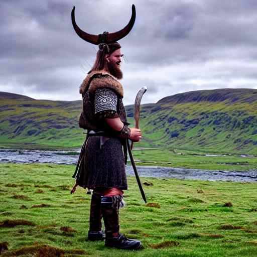 viking in scotland looking confused | OpenArt