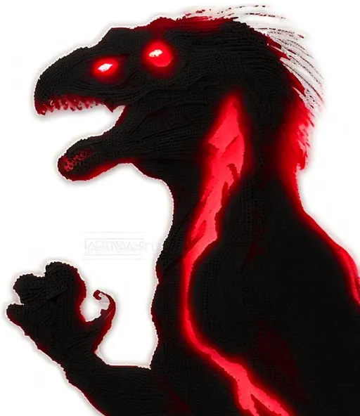 Glowing red and black | OpenArt