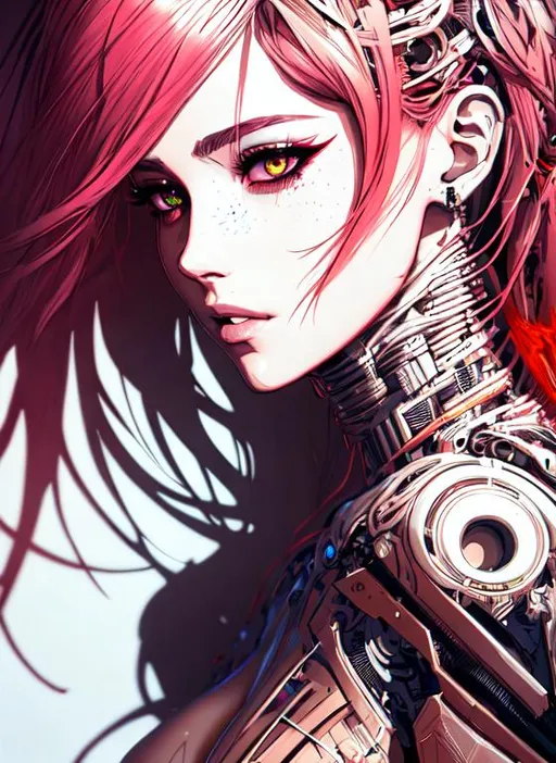 Carne Griffiths, Conrad Roset, full body, Mechanica... | OpenArt