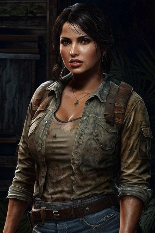beautiful young Denise Milani in the Last of us