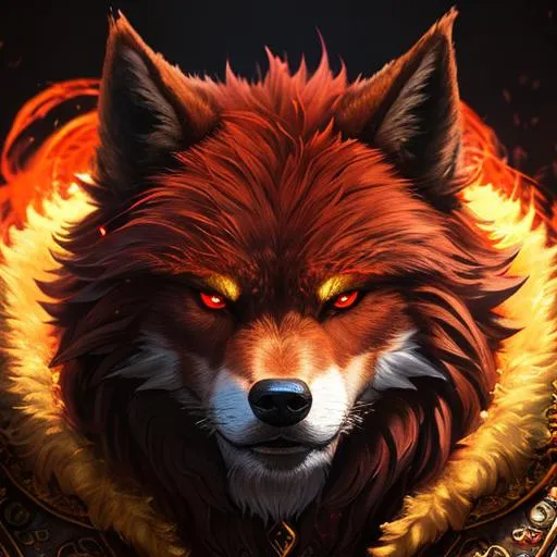 an anthropomorphic Werewolf, mythological creature,... | OpenArt