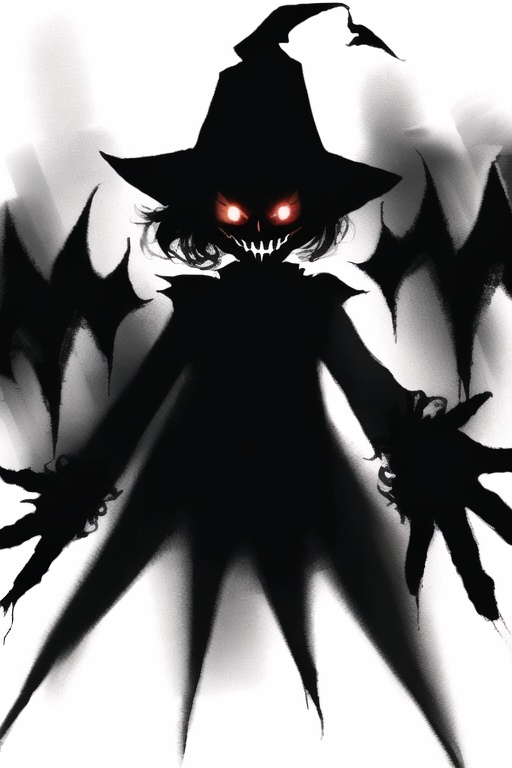 sinister shadows : dark : frightening : haunting