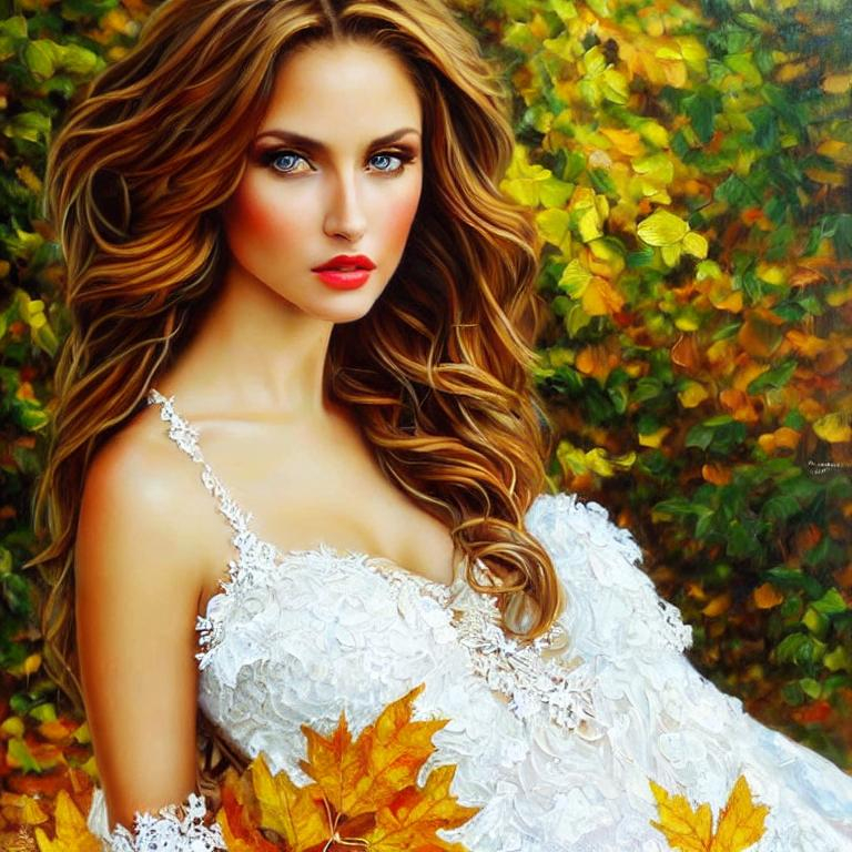 Hyperrealism, Oil Painting, autumn landscape, Caucas... | OpenArt