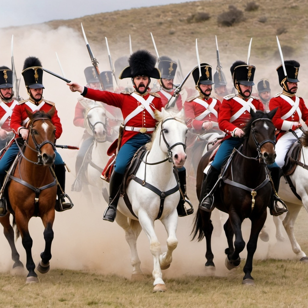 RECREATE THE charge of the light brigade