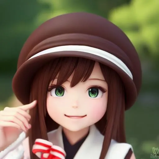 personification of chocolate cupcake, cute hats, gor... | OpenArt