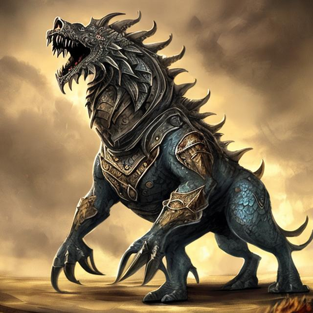 medieval sea beast | OpenArt