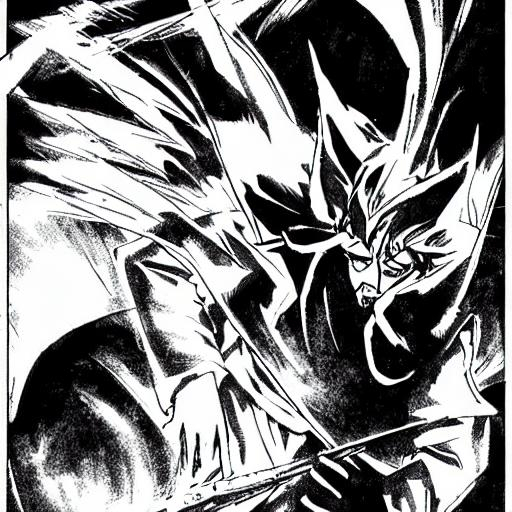 Shadow Wizard manga style | OpenArt