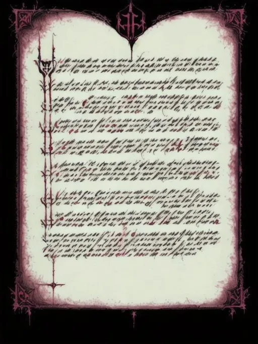 Ancient writing on a scrap of paper | OpenArt