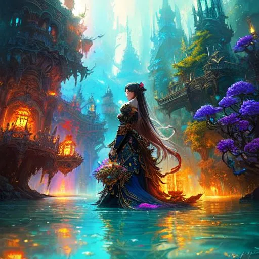 shy male with bunch of monster girls in back of him,... | OpenArt