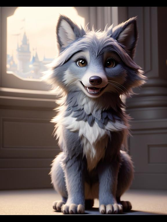 Disney Pixar, exquisite new character, cute werewolf...