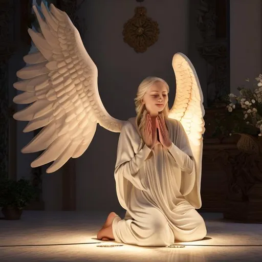 realistic angel wings, luxury, soft lighting, studio... | OpenArt
