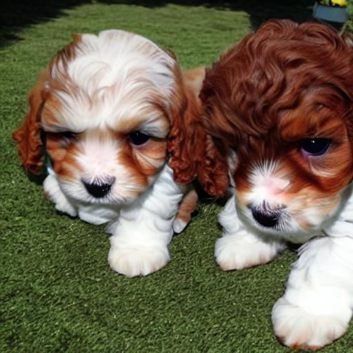 pretty cute cavapoo puppies | OpenArt