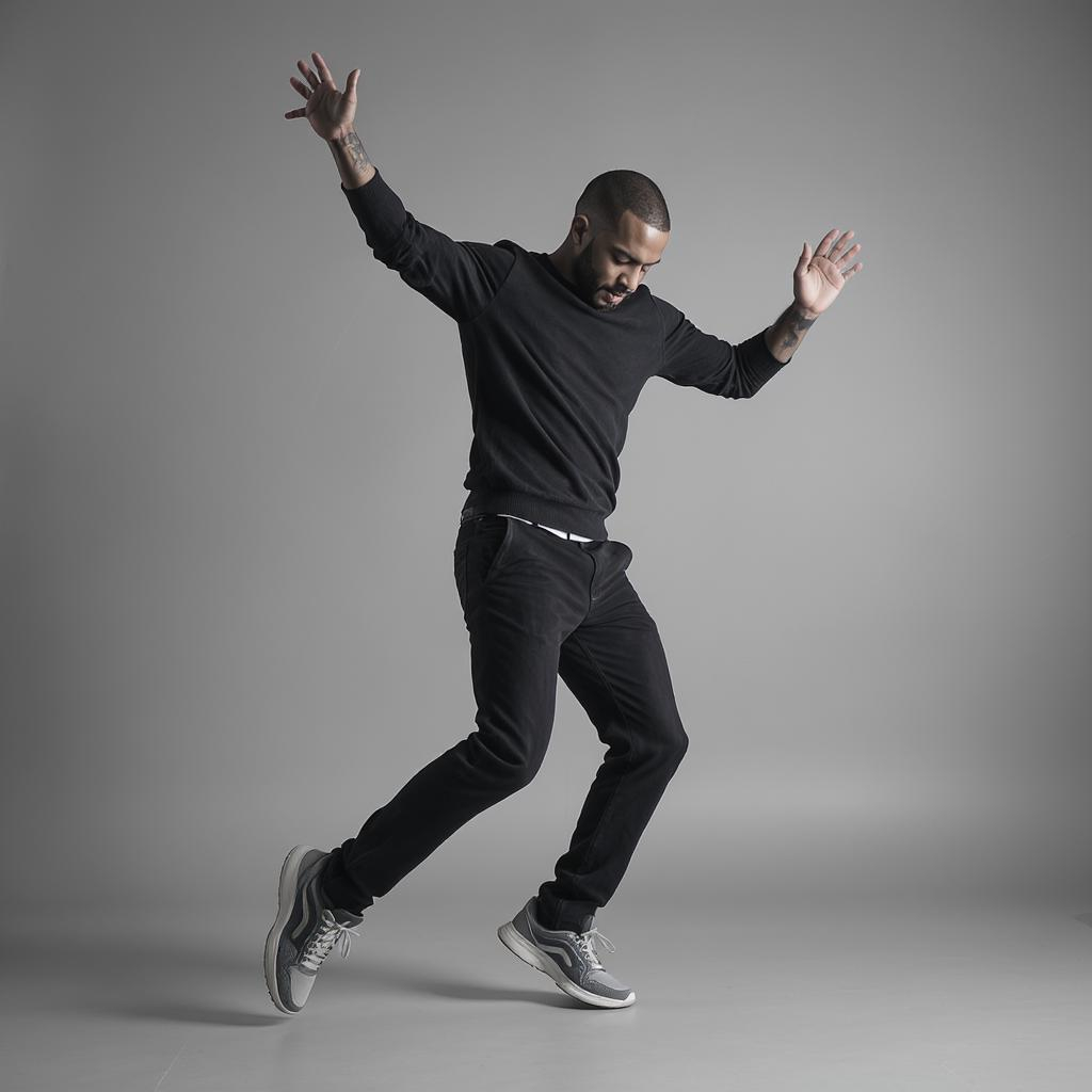 Dancing the guy