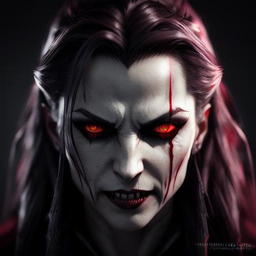 Photorealistic Evil Frenzied vampire sinister, Midni... | OpenArt