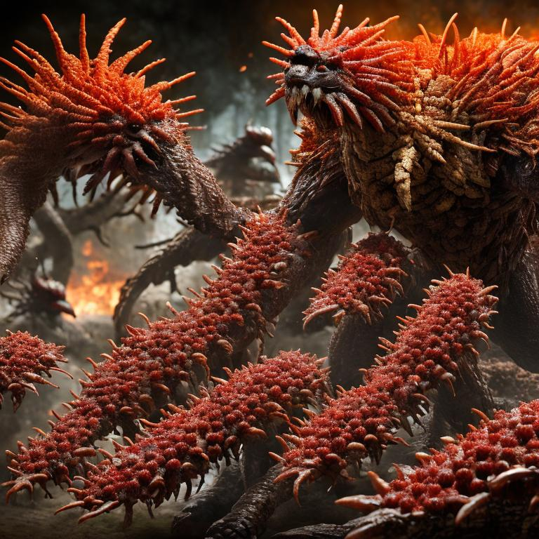 High-resolution hyperrealistic image of the phalanx...