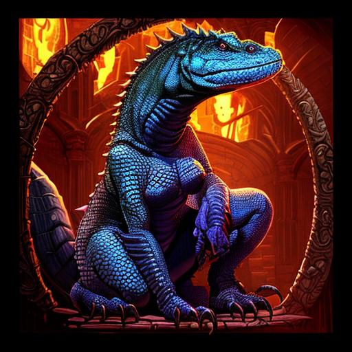 Please render me an image inspired by Diablo, in the...