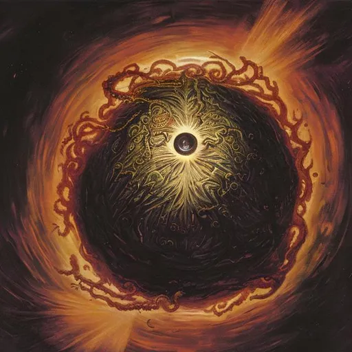 Azathoth, center of the universe, black hole, cosmos... | OpenArt