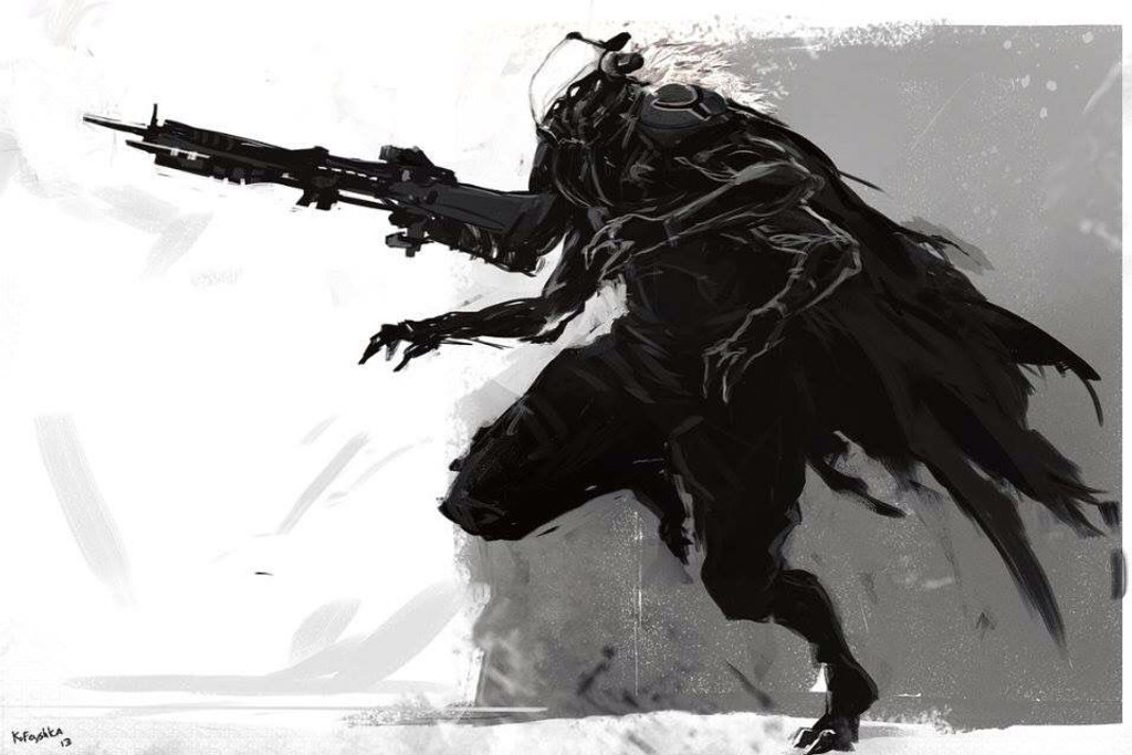 Insectoid humanoid creature in stone cloak, holding... | OpenArt