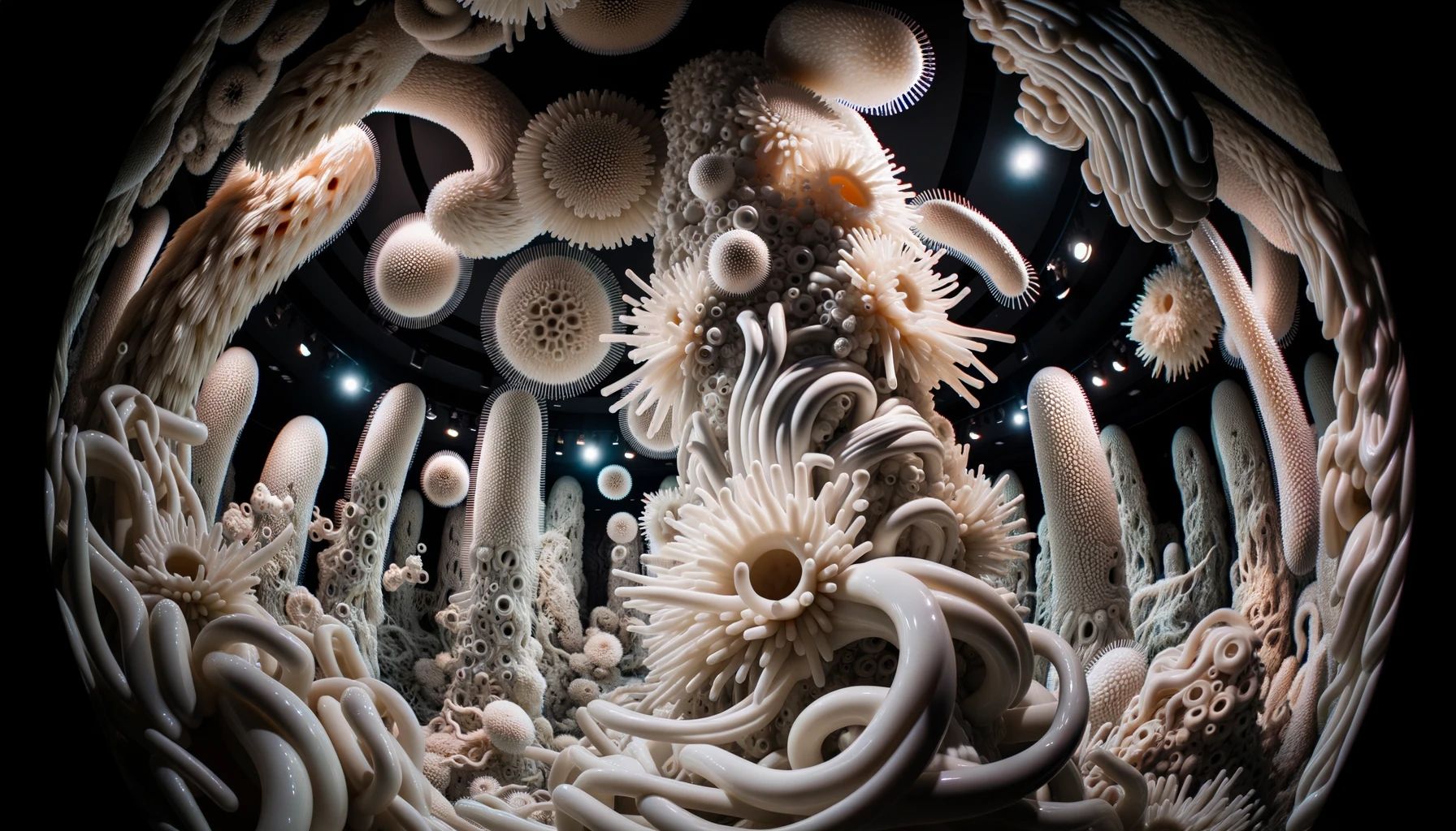 Wide-angle macro shot capturing the intricate detail...