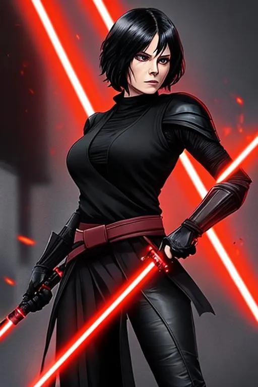 random chibi sith lord character | OpenArt