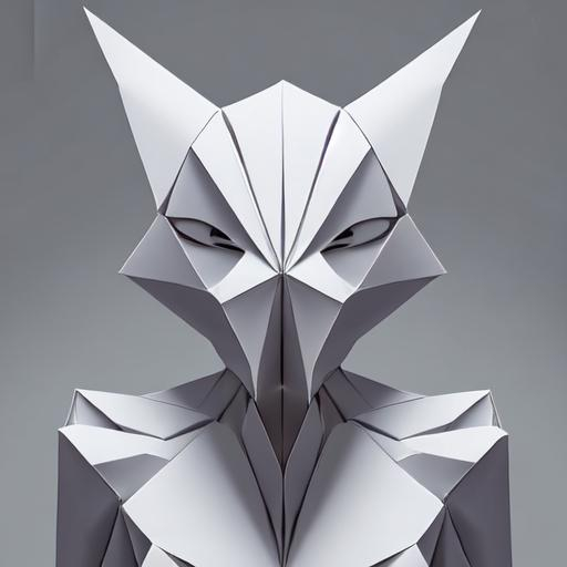 Origamisapien is a humanoid creature crafted entirel... | OpenArt