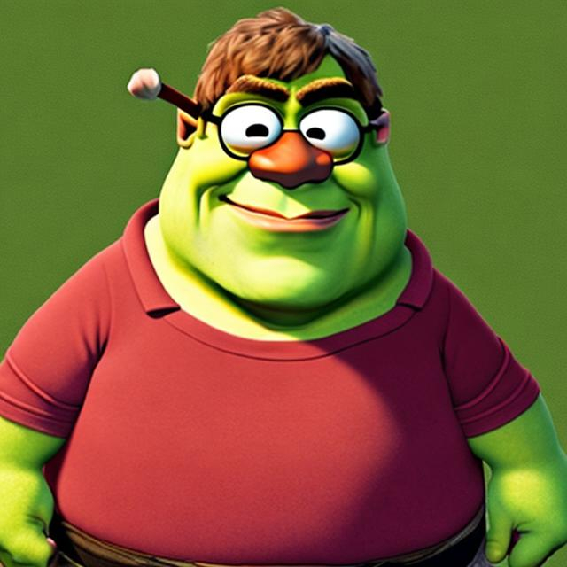 peter griffin shrek | OpenArt