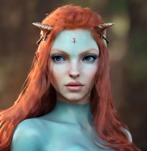 beautiful, redhead, priestess, celtic, druid, queen | OpenArt