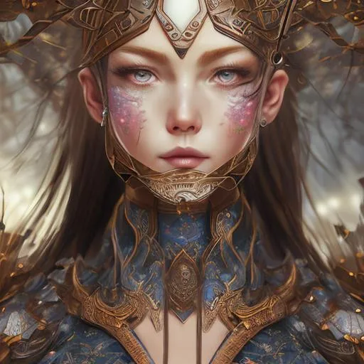 Closeup face portrait of a {Samuri}, extremely detai... | OpenArt