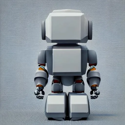 kawaii low poly robot bird character, 3d isometric r... | OpenArt