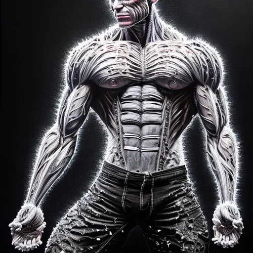 venom, hyper realistic, black, realistic. muscle. | OpenArt