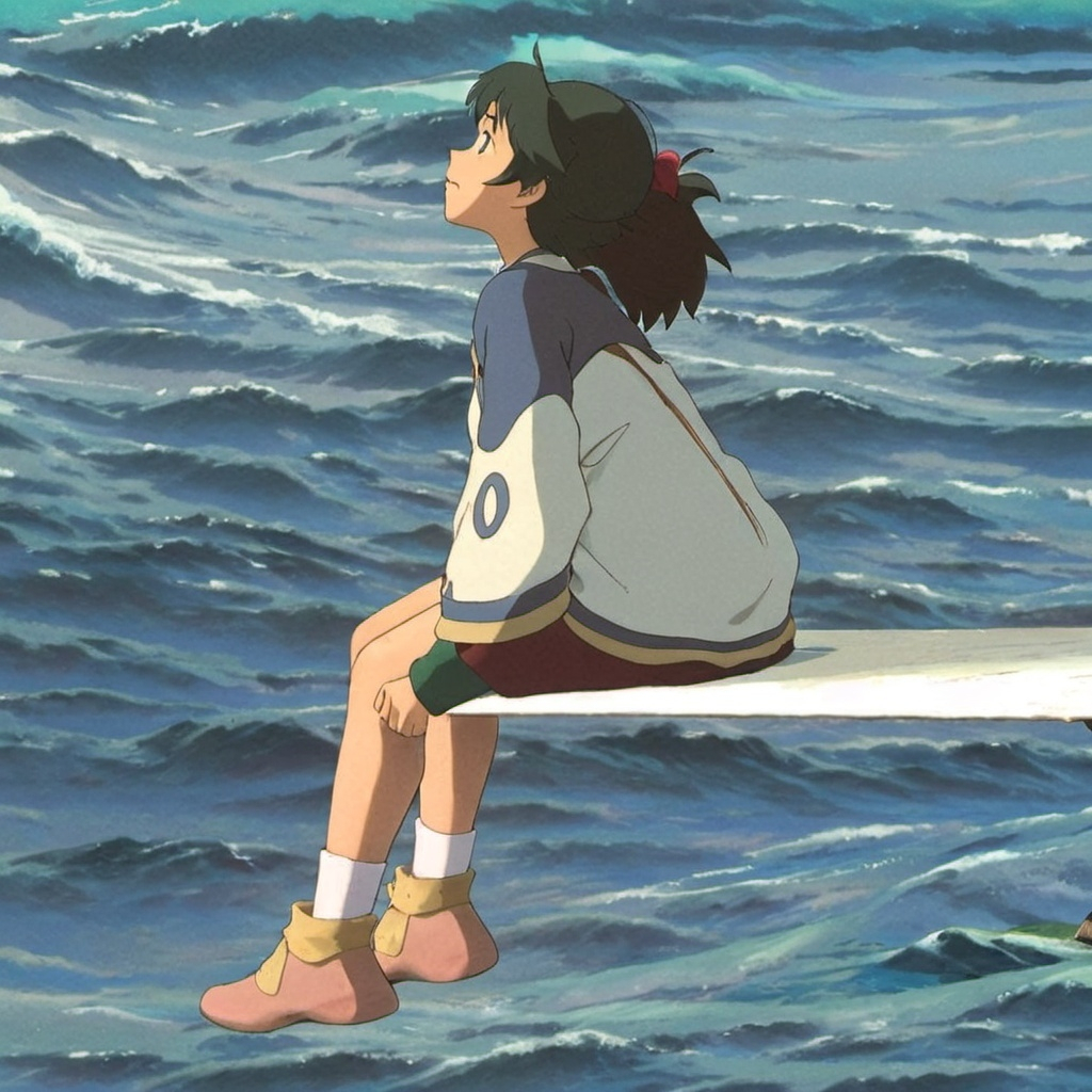 turn the image into anime using the reference. Which...