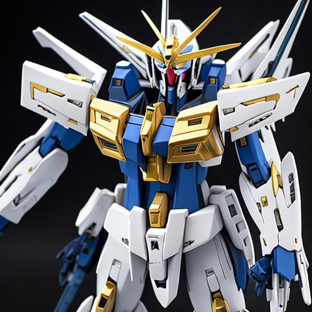 gundam nu gundam realistic white and gold