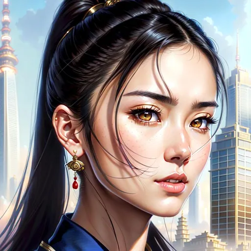 23 year old Japanese Beautiful woman, ponytail hair,... | OpenArt