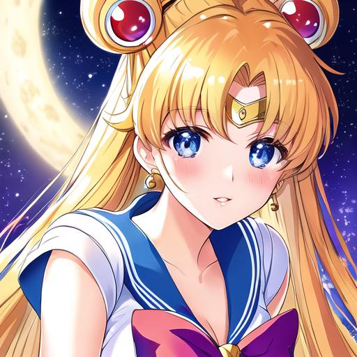 high quality, beautiful face, sailor moon, deviant a... | OpenArt