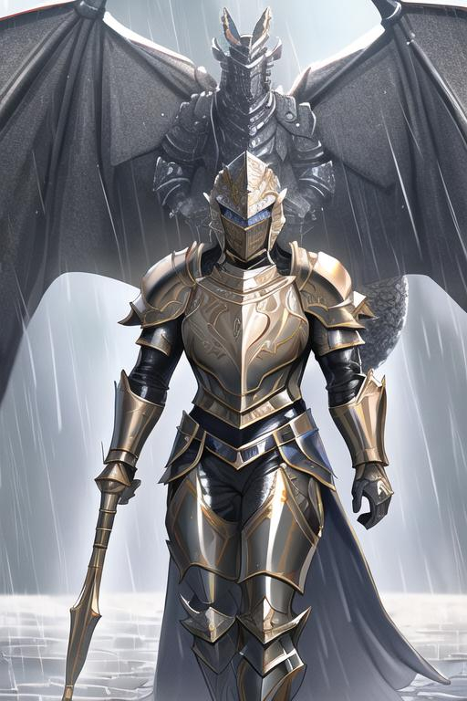 Minecraft, Knight with a glass helmet, wearing fanta... | OpenArt