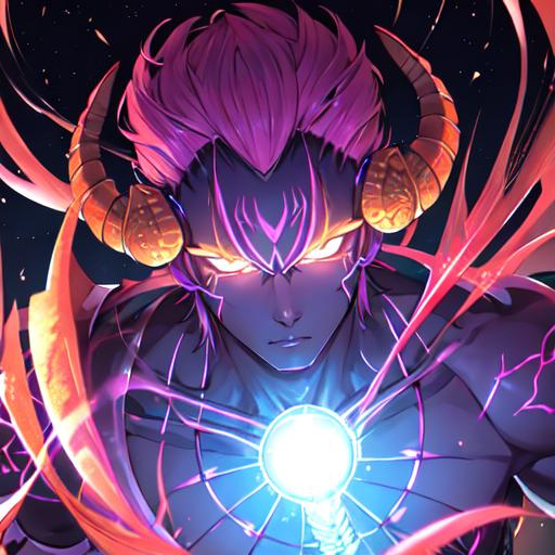 Scorpio The Scorpion zodiac as a male human, 8k, U...