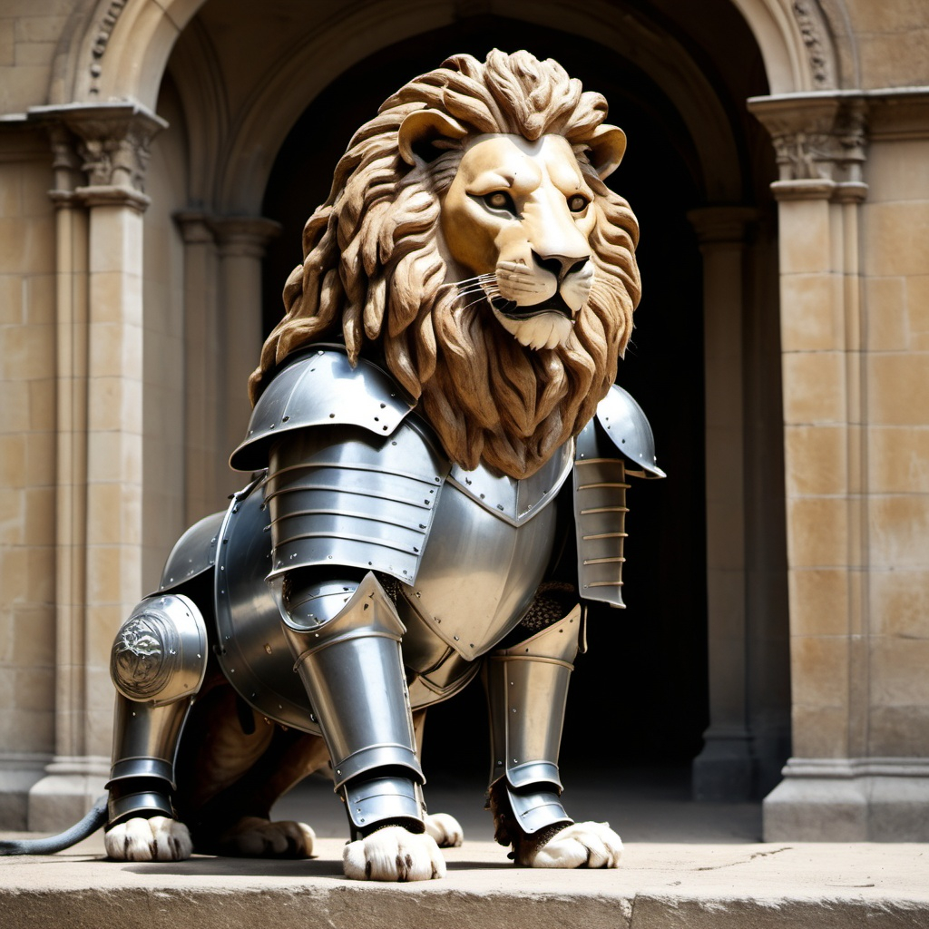LION IN ARMOUR