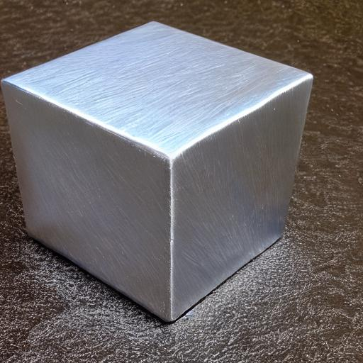 silver cube